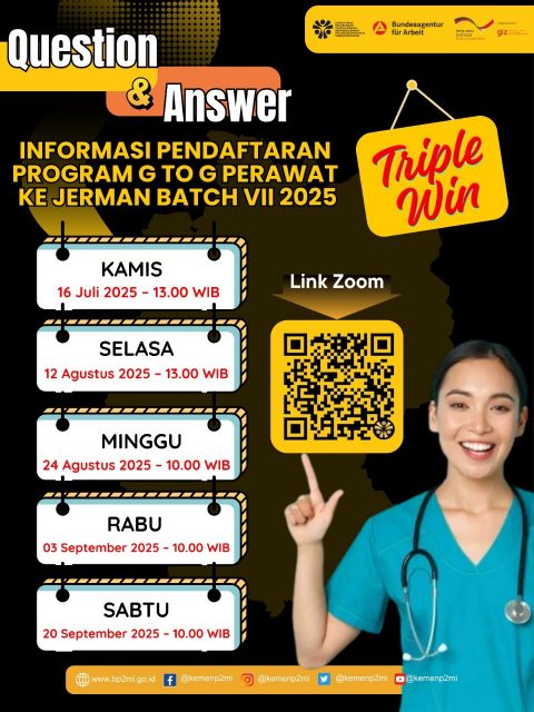 PENDAFTARAN PROGRAM G TO G PERAWAT KE JERMAN BATCH VII TAHUN 2025 - Alumni UNUSA