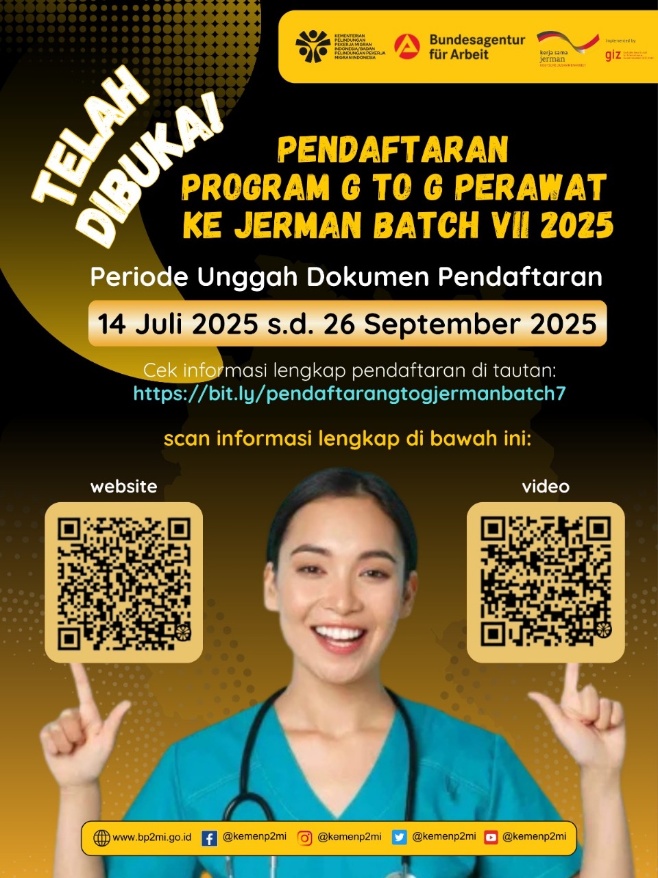 PENDAFTARAN PROGRAM G TO G PERAWAT KE JERMAN BATCH VII TAHUN 2025 - Alumni UNUSA